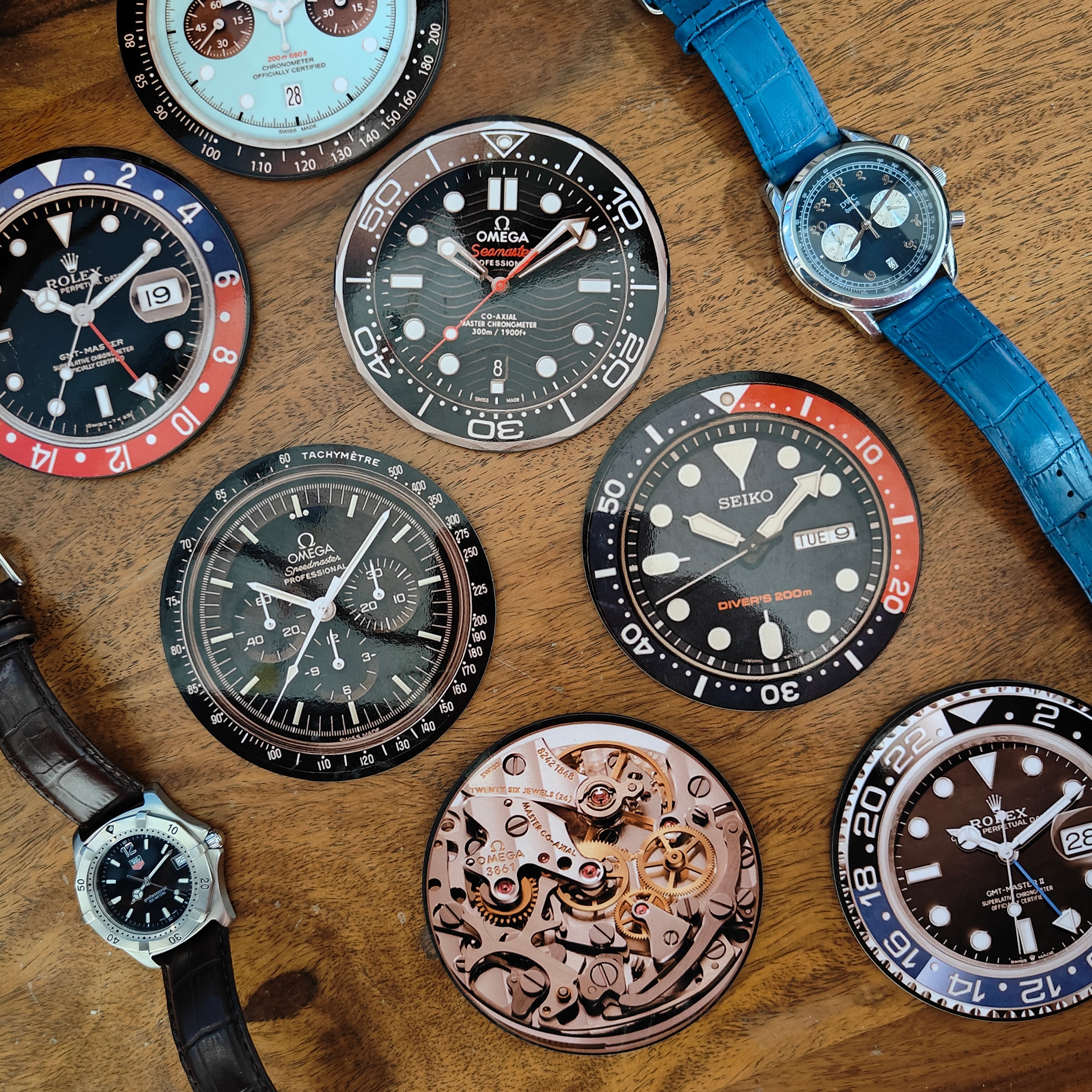 Signature Watch Coasters – Tiger Straps